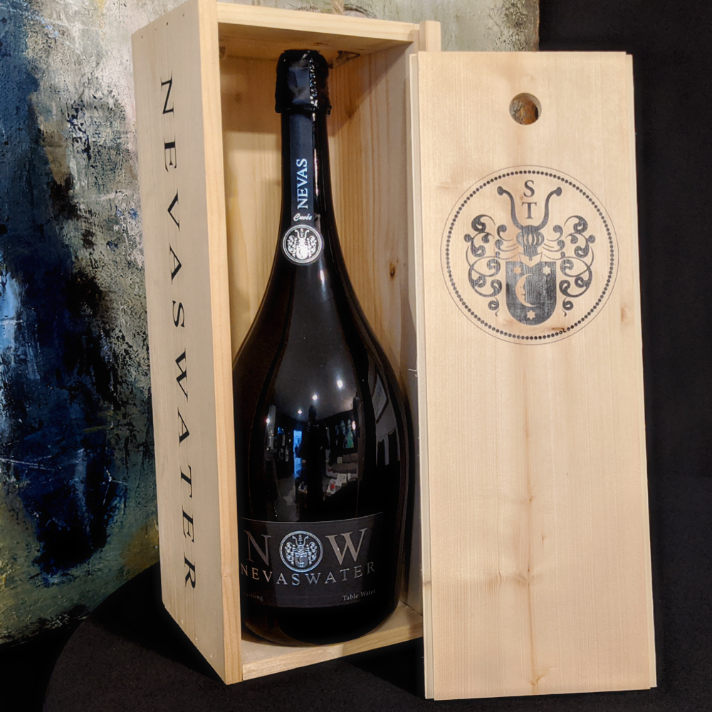 NEVAS WATER | Magnum wooden box – FINE LIQUIDS